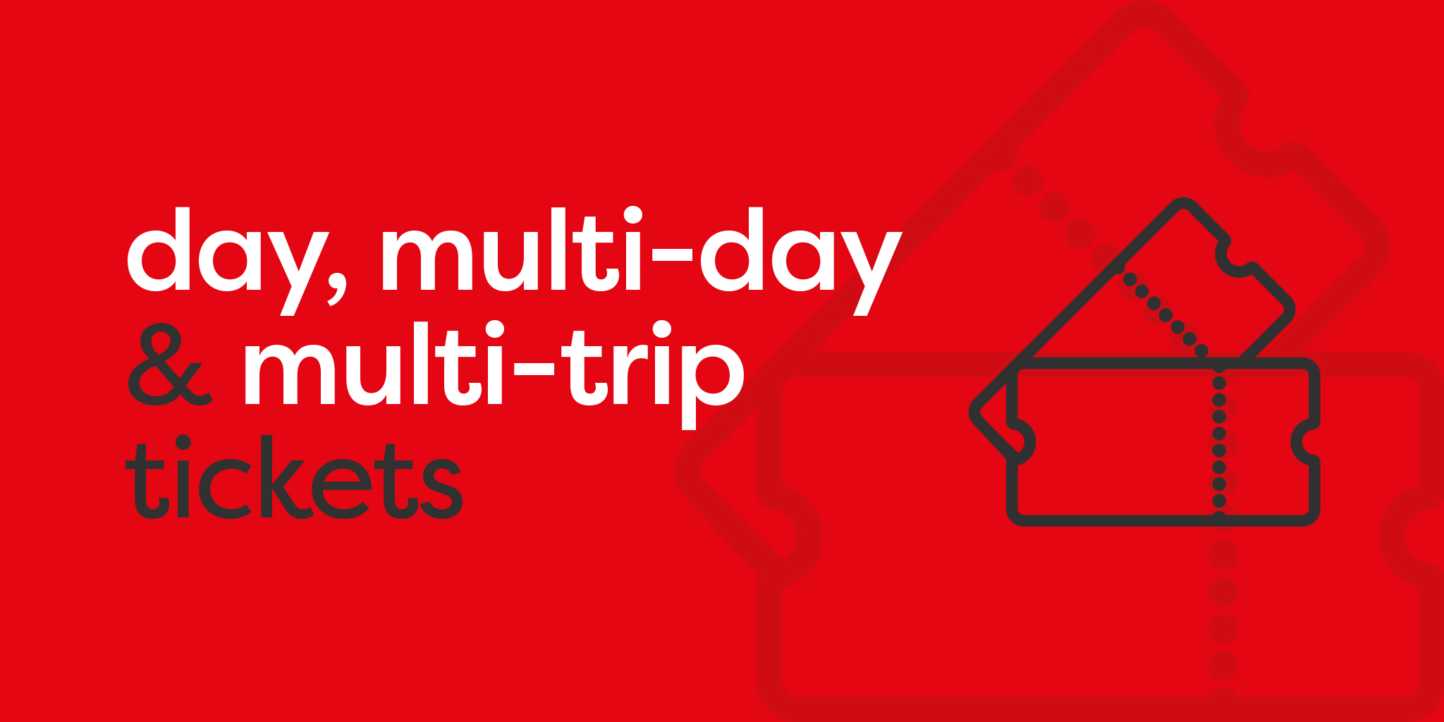 Day, multi-day and multi-trip tickets - Salisbury Reds