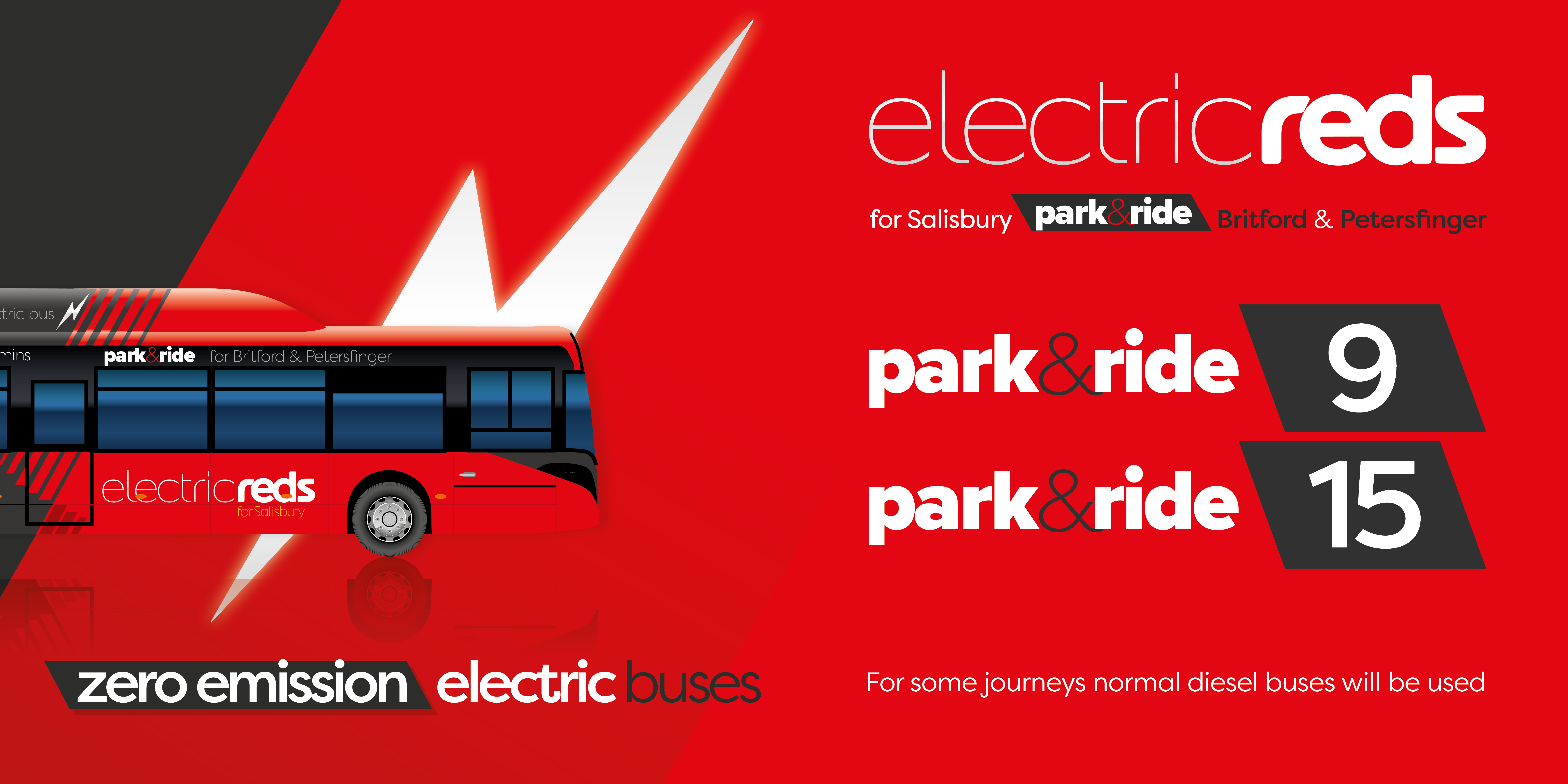Park & Ride fares - Salisbury Reds