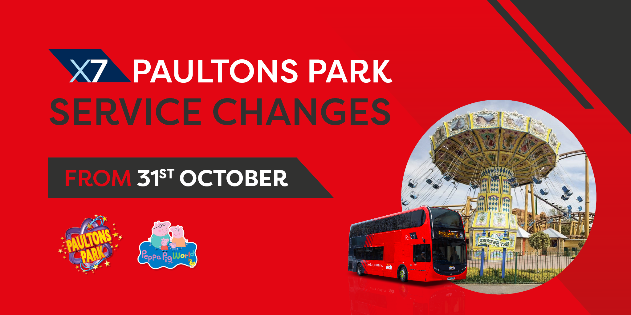 X7 Paultons Park service change - Salisbury Reds