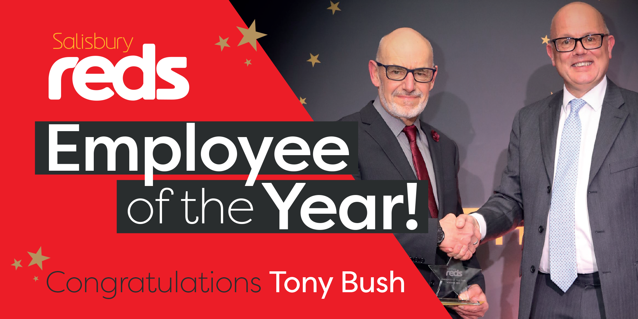 Tony wins our top award! - Salisbury Reds