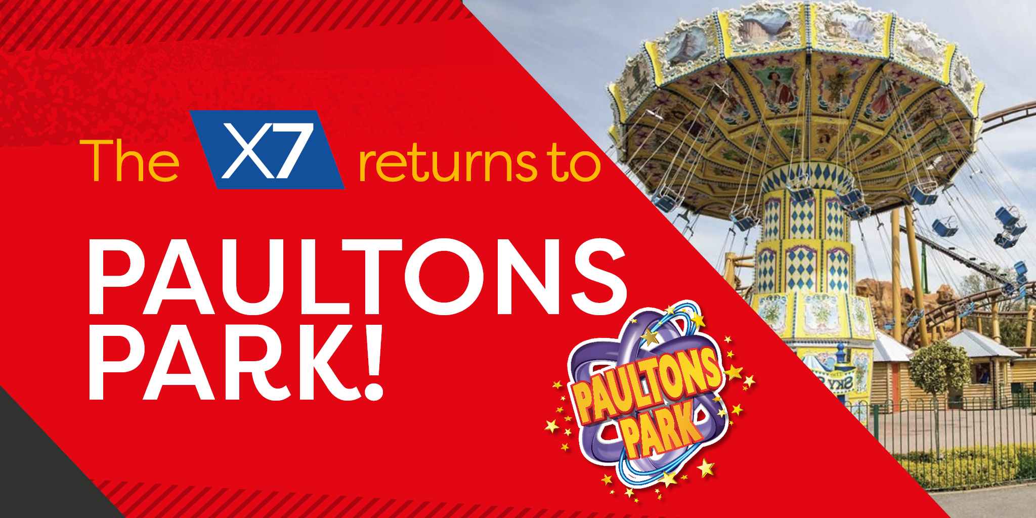 The X7 returns to Paultons Park! - Salisbury Reds