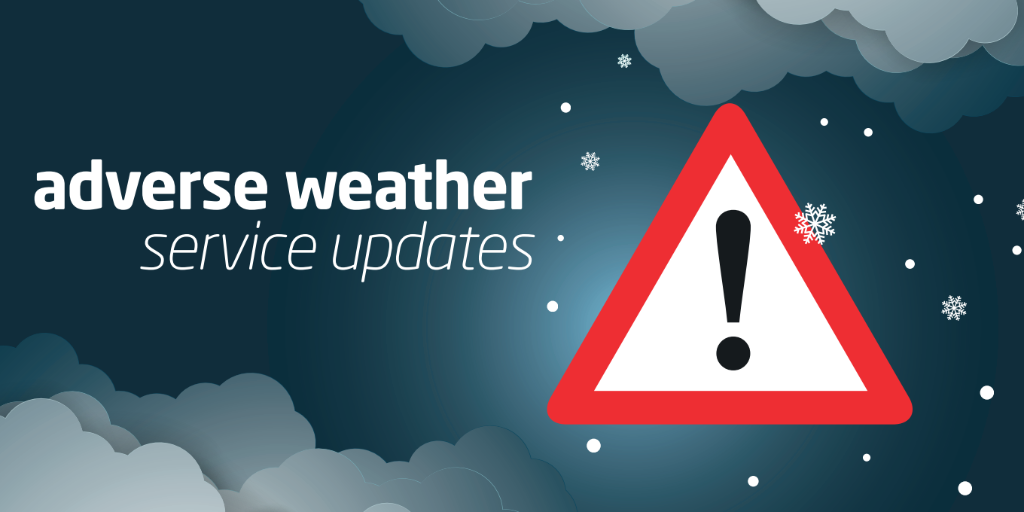 Service updates during this weekend's weather warning - Salisbury Reds